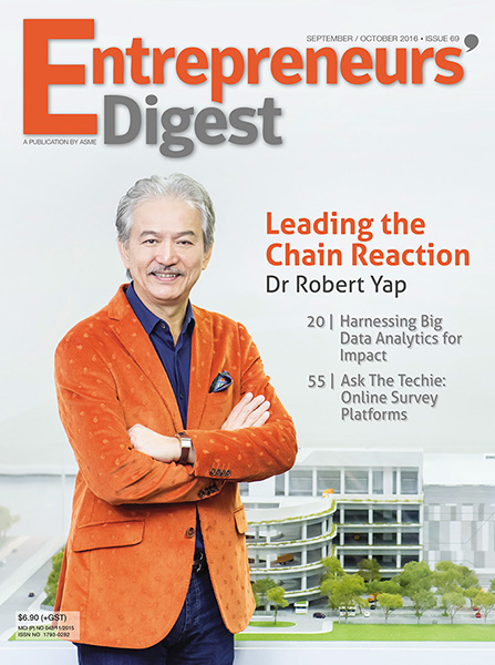 YCHappenings October 2016: Leading the Chain Reaction: Dr Robert Yap ...